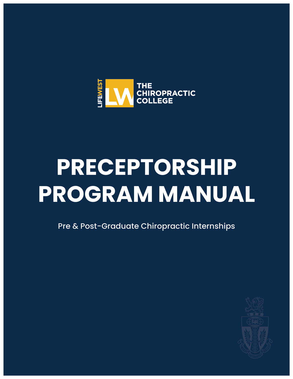 Account/Application Overview (Students) - Life West Preceptor Program